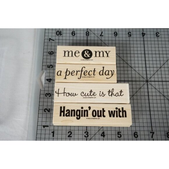 Stampin' Up! | Design | Stampin Up Phrase Starters Ii Rubber Stamp Set ...